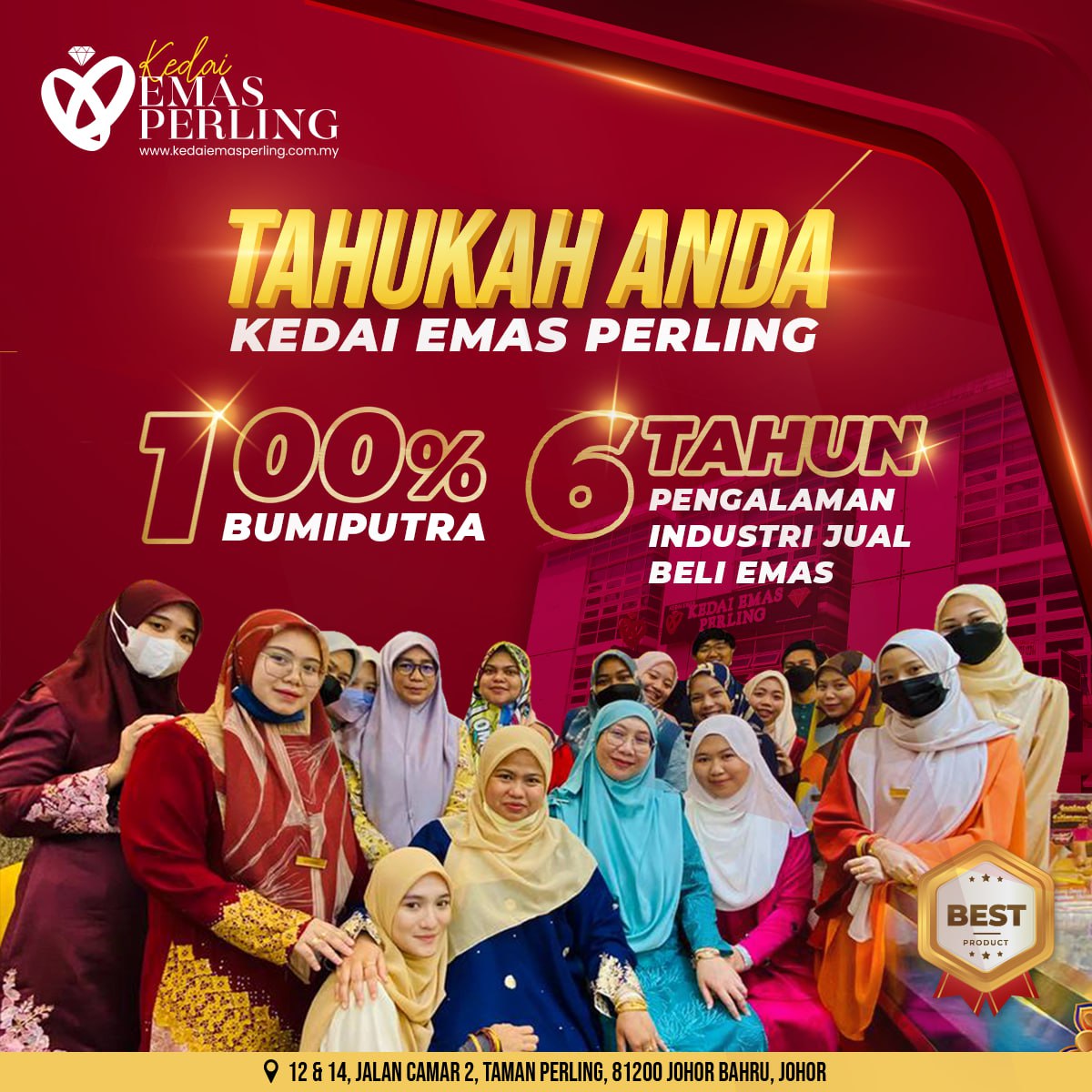 Kedai Emas Perling | Emas Trendy Harga Friendly